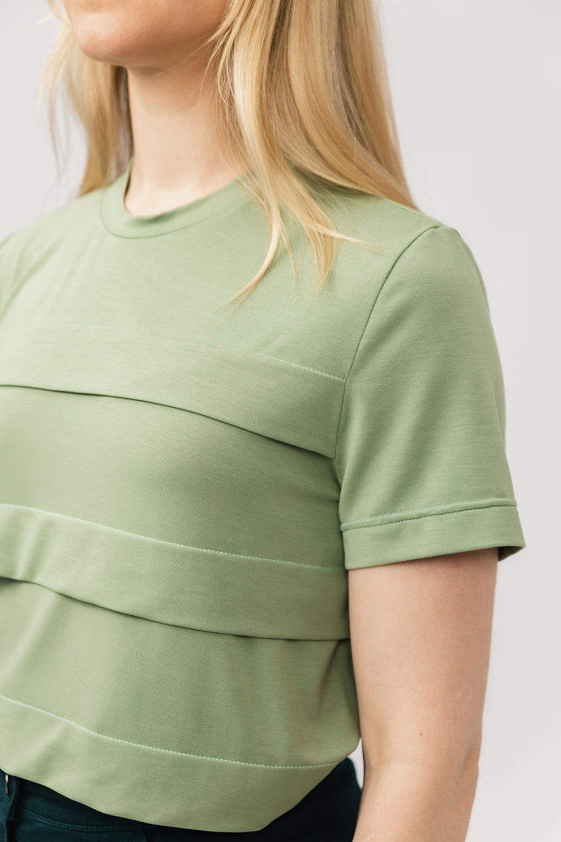 Laurie Pleated Tee Sewing Pattern | Named Clothing