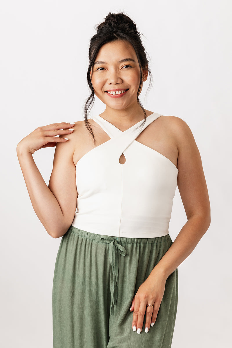 Ulpu Cross Strap Tank Top Sewing Pattern | Named Clothing