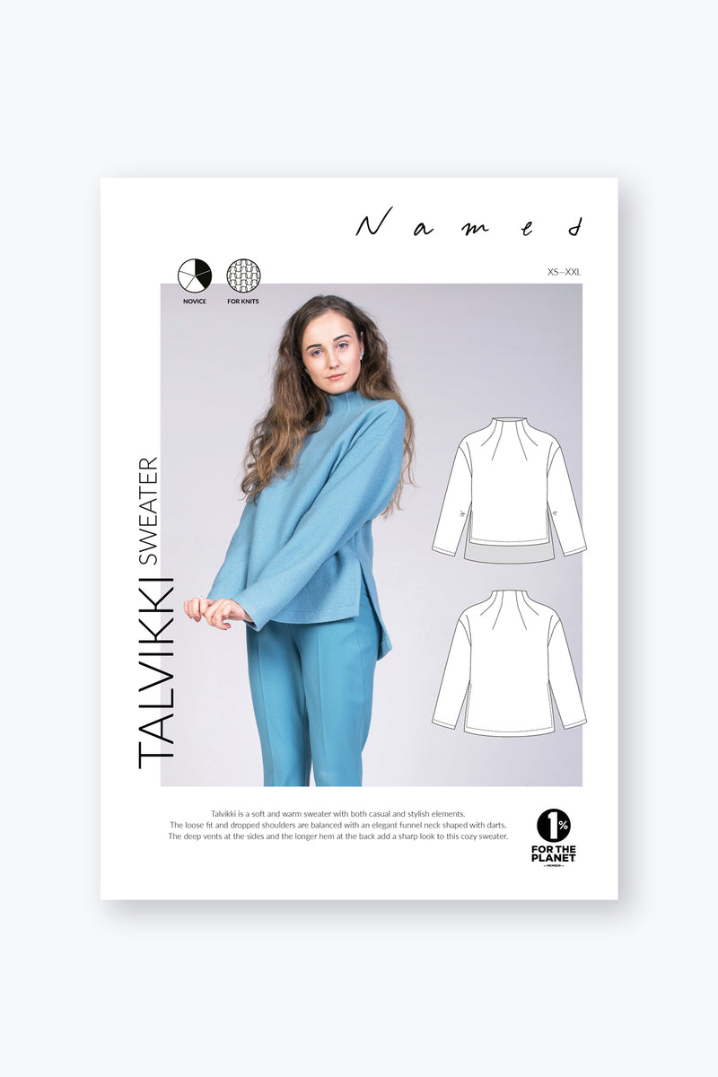 Talvikki Sweater Sewing Pattern | Named Clothing